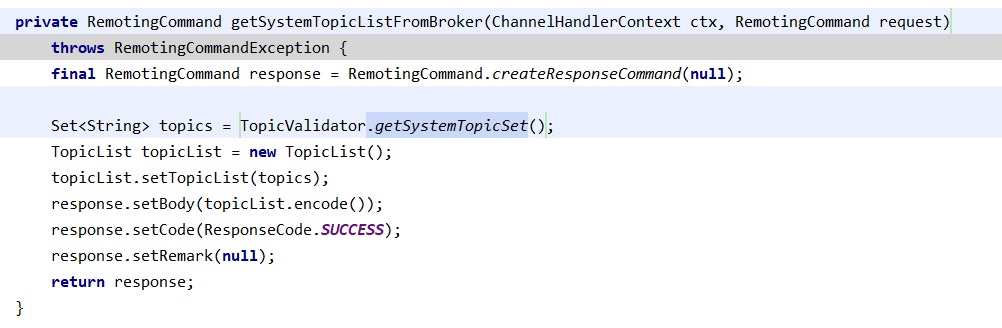 getSystemTopicListFromBroker shoule contains topics which startwith rmq ...