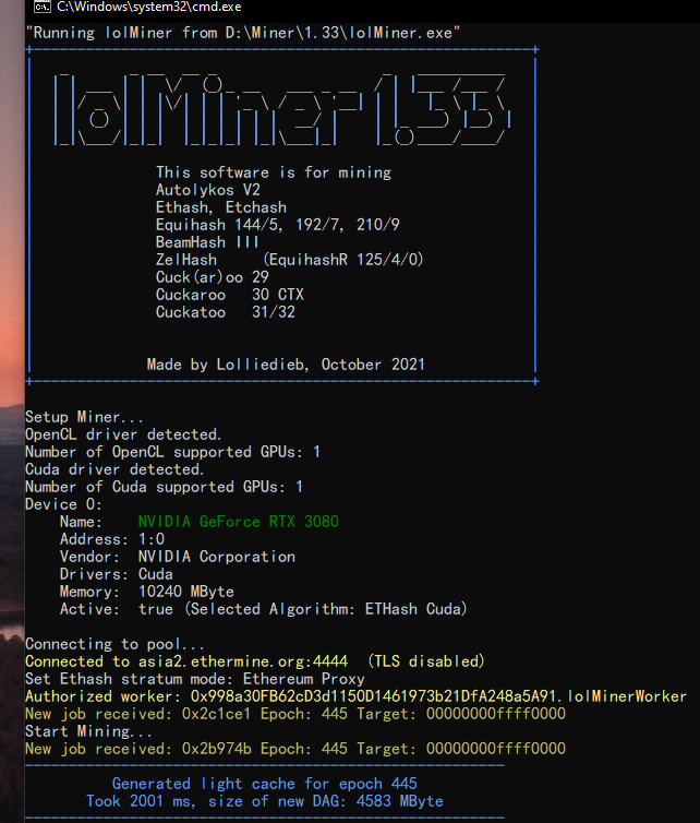 Non showing up on ethermine · Issue #764 · Lolliedieb/lolMiner-releases · GitHub