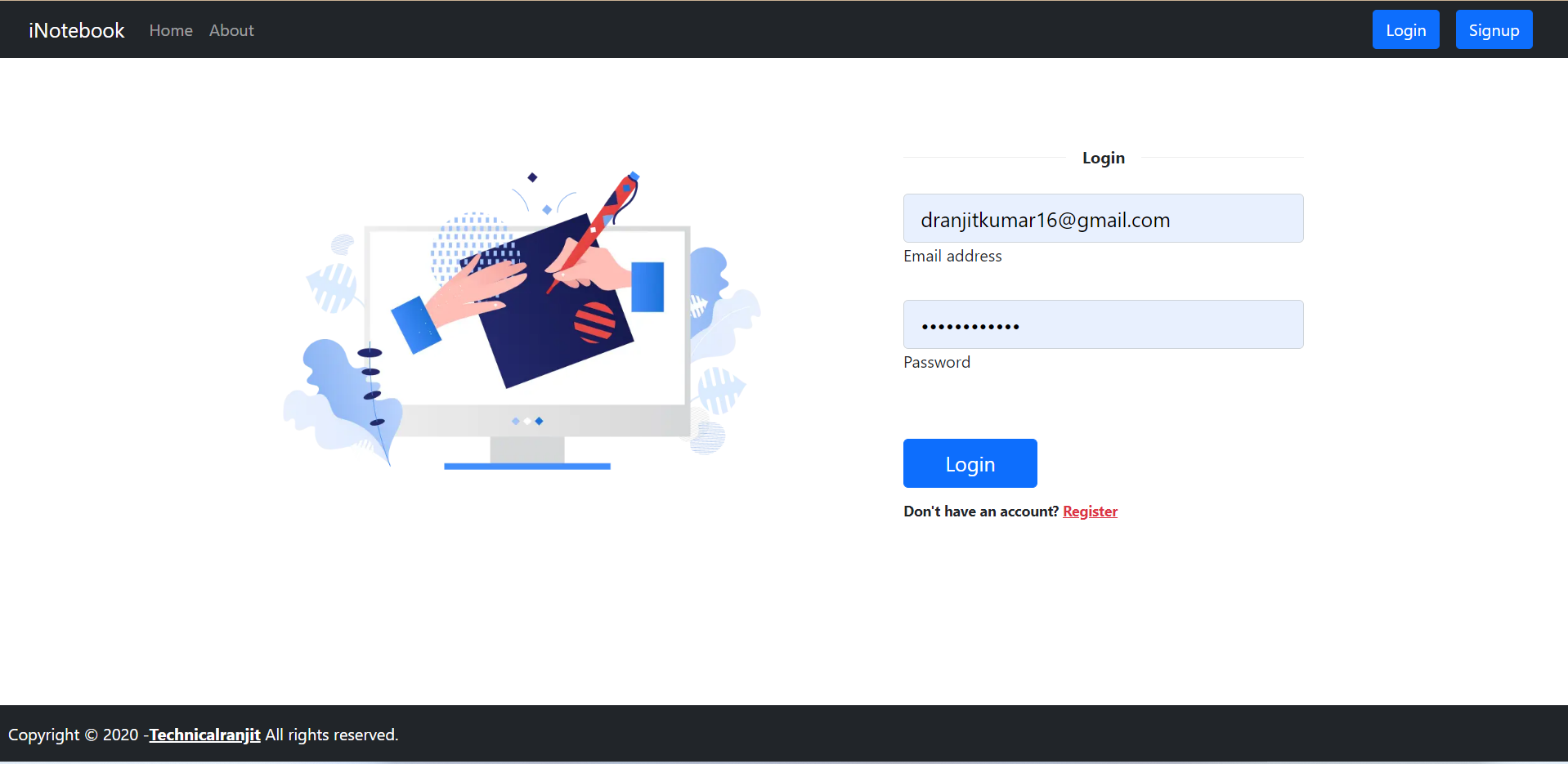 GitHub - Technicalranjitofficial/inotebook-bakend