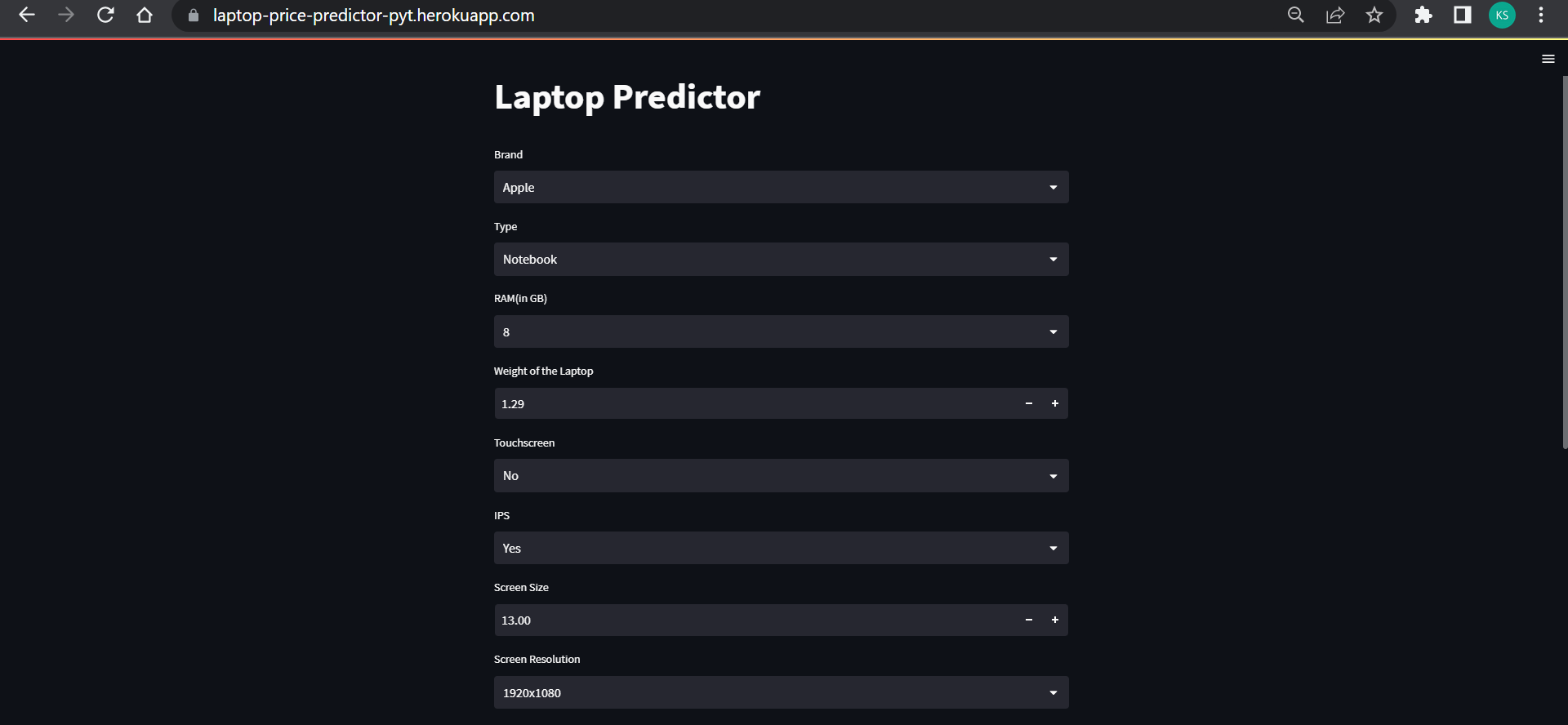 GitHub - konarksharma2001/Laptop_Price_Predictor-App: This is a Python web application built ...