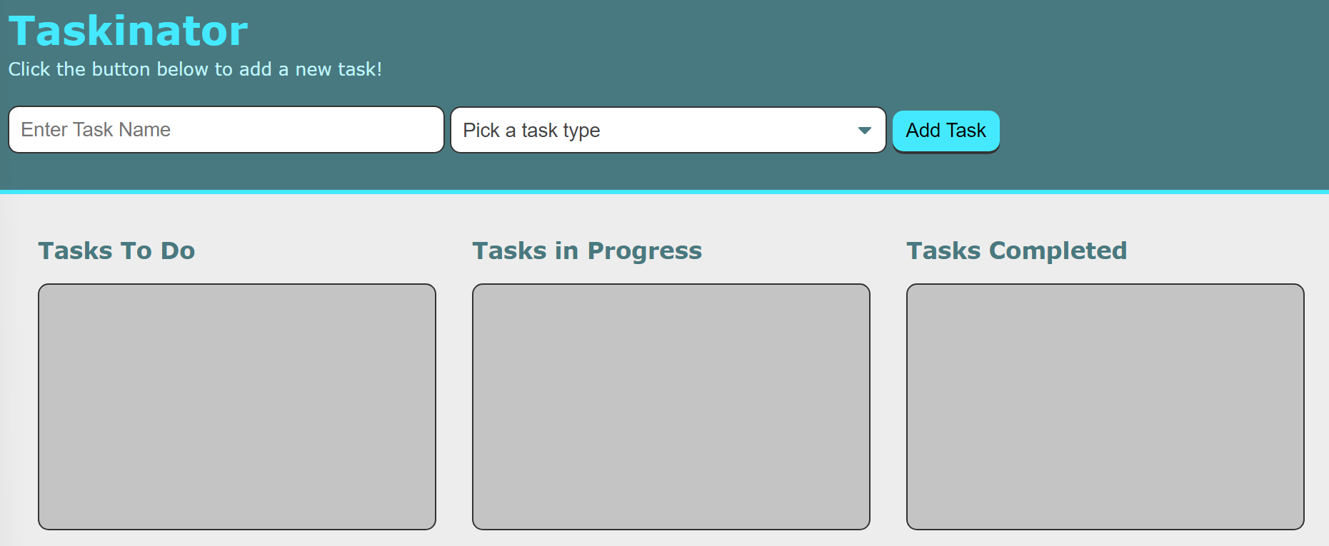 GitHub - Patsax/taskinator: Task tracking app using drag and drop
