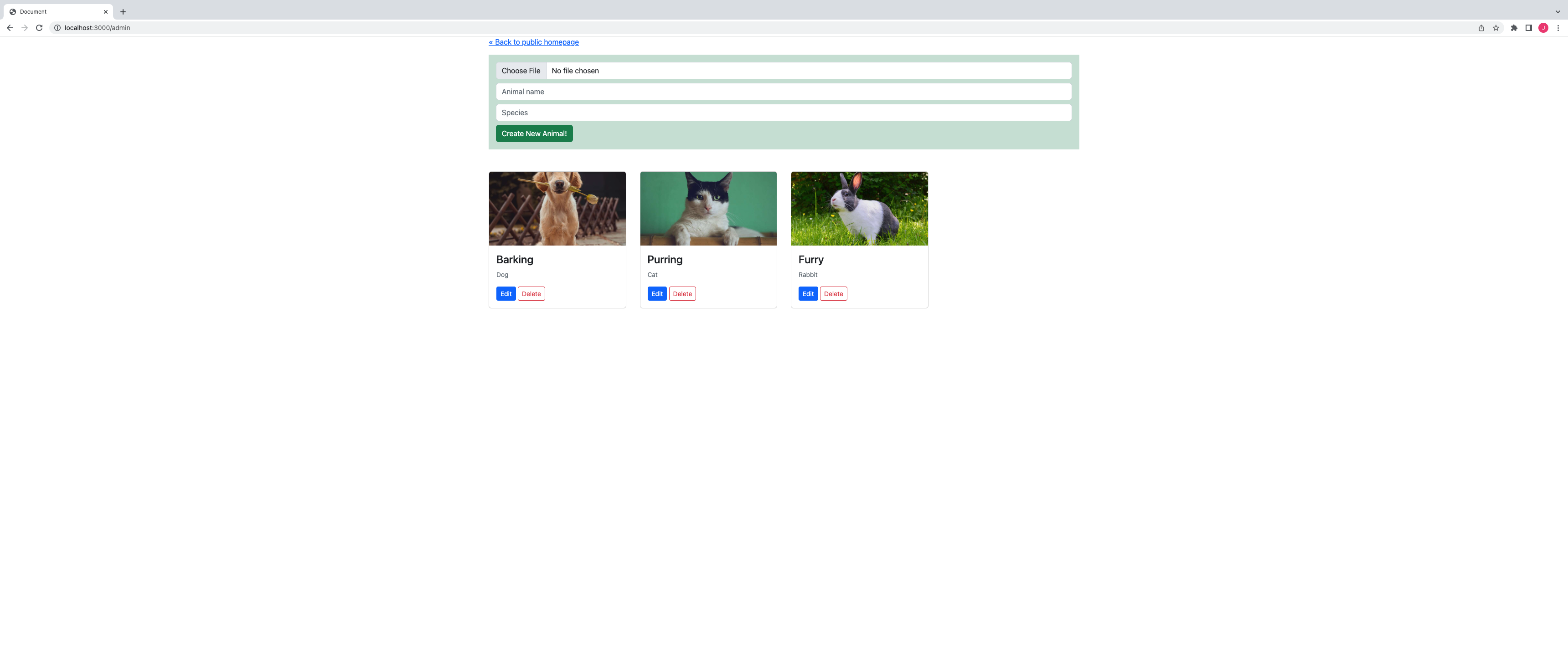 GitHub - James623915/mern-animal-list