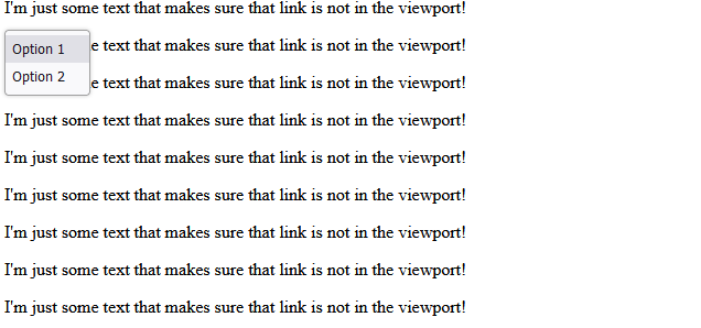 [BUG] Visible, enabled and stable elements are no longer clickable when dropdown is open in ...