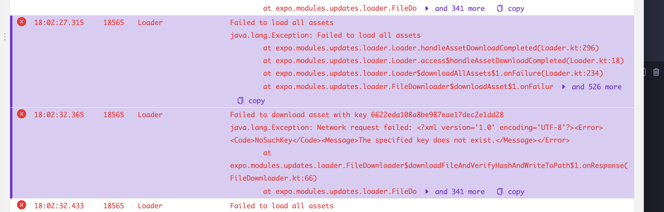 Expo Updates Failed To Download Png Asset Causing Update To Fail · Issue 19046 · Expo Expo