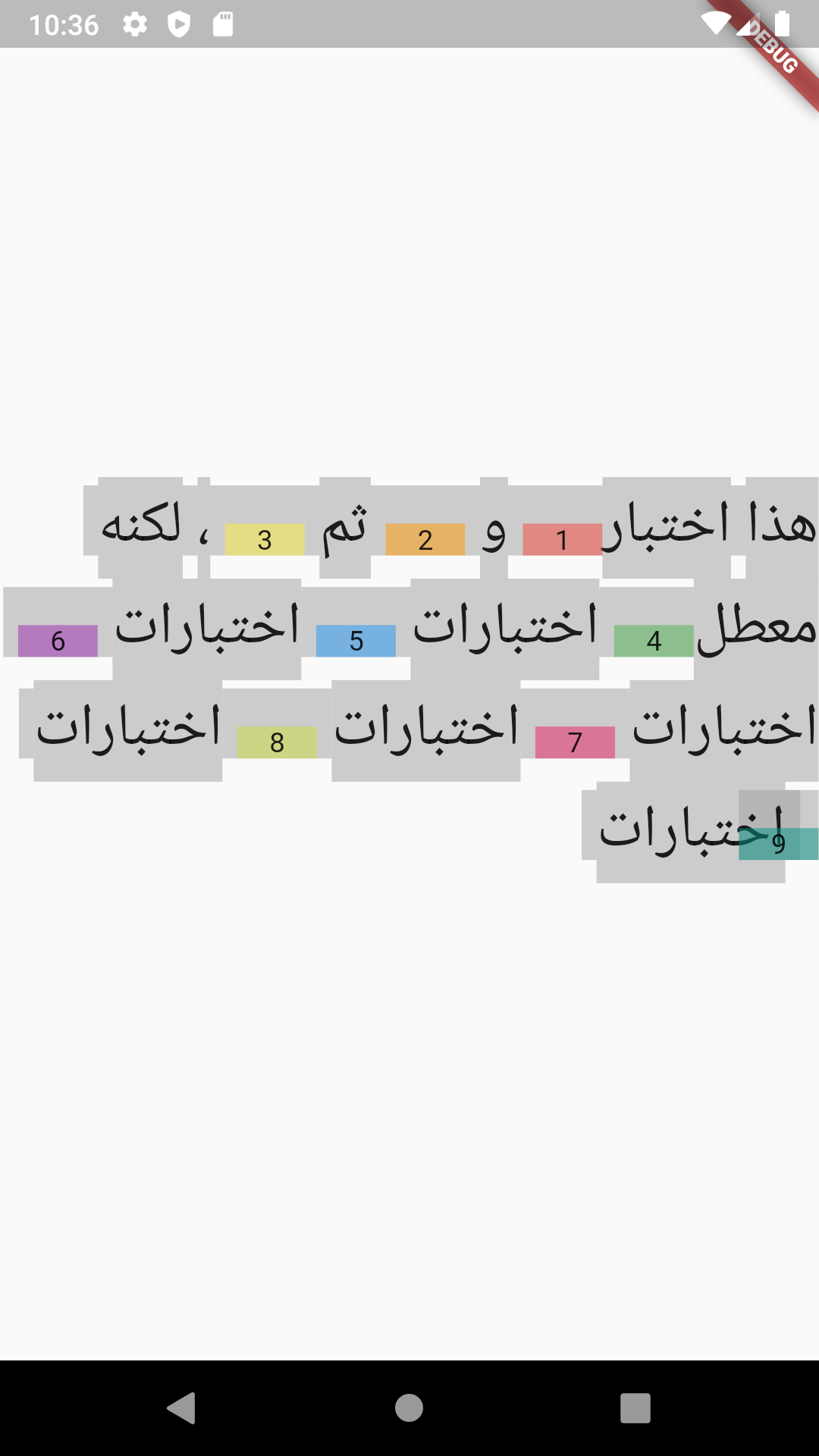 WidgetSpans in RTL text laying out LTR if they occur on the same line ...