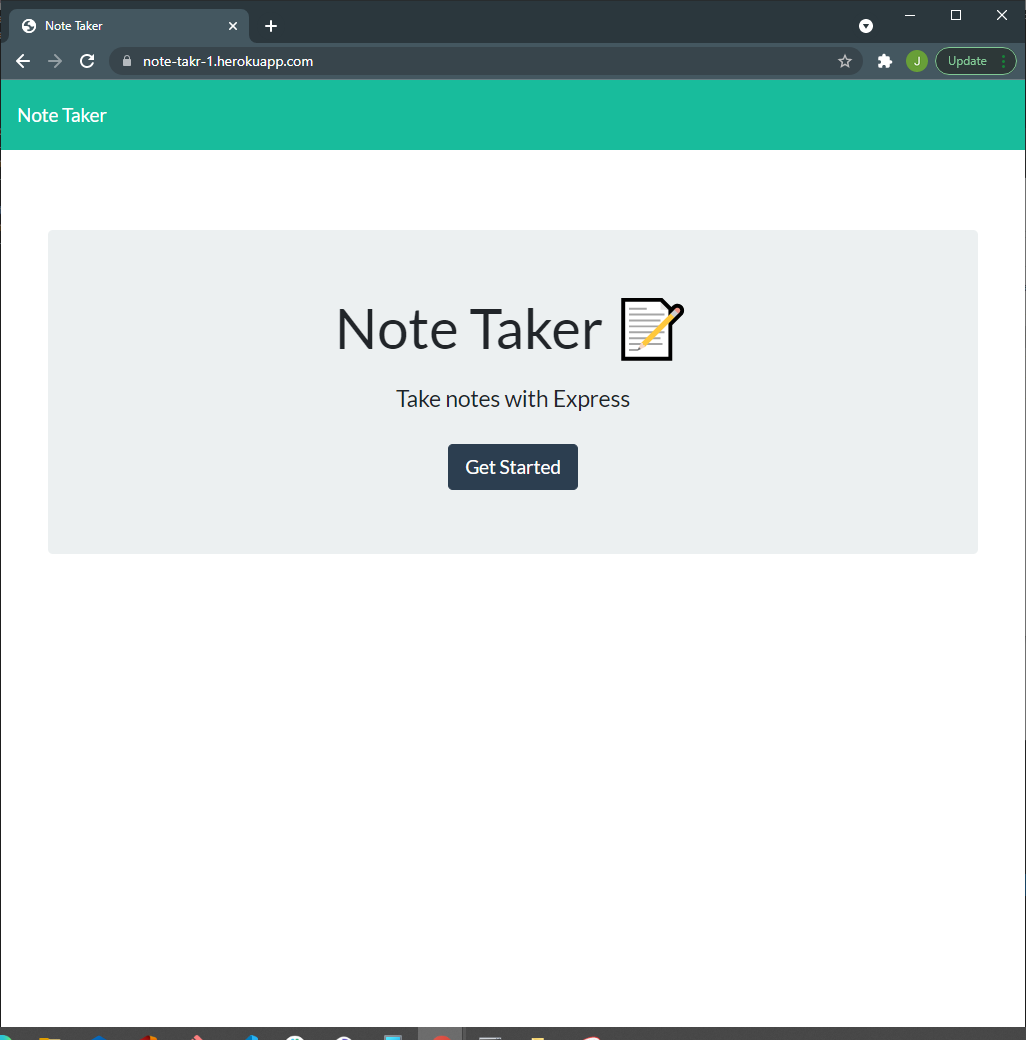 GitHub - Jaron15/note-taker: This Note Taker application can be used to ...