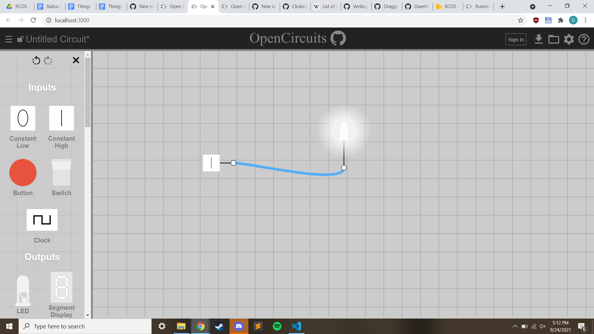 Powered wires don't appear blue during their creation · Issue #704 · OpenCircuits/OpenCircuits ...