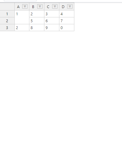 How to dynamically merge cells, and there is a merge effect after filtering · Issue #9115 ...