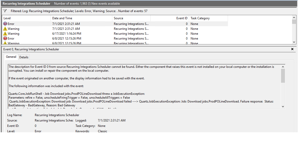 Bad request. · Issue #54 · microsoft/Recurring-Integrations-Scheduler · GitHub