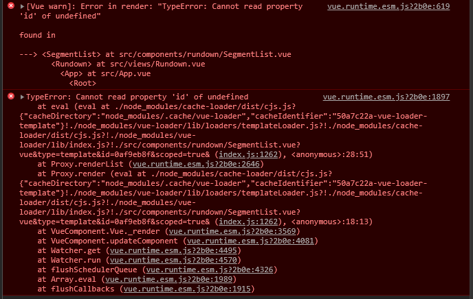 Deleting a part works but throws errors and doesn't immediately update the UI · Issue #8 ...