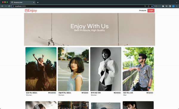 GitHub - Choi-HyunHo/shopping_mall: 🛍️ Shopping Mall