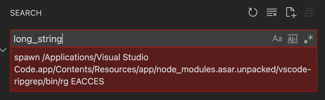 Unable to search 100% of the time · Issue #136000 · microsoft/vscode ...