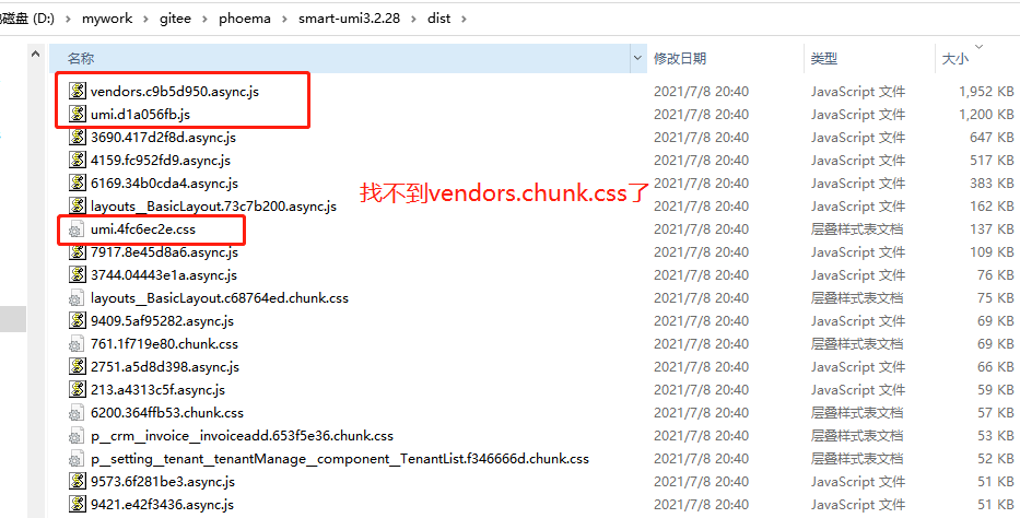 [Bug] 升级后vendors.css如何配置 · Issue #6950 · umijs/umi · GitHub