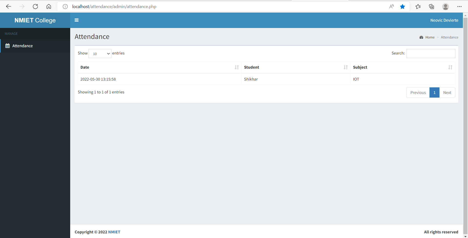 GitHub - shikharbakshi/Smart-Attendance-System-using-Face-Recognition ...