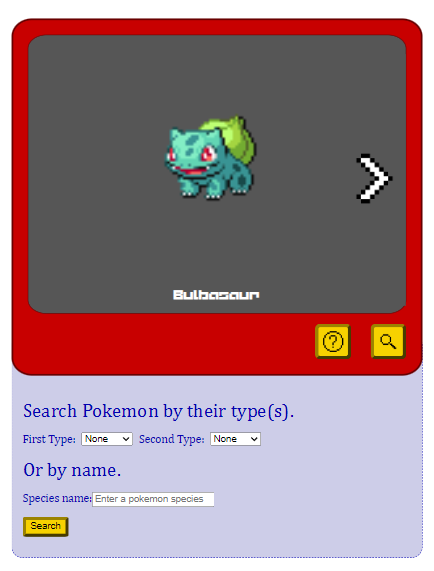 GitHub - wteo/firstGenPokedex: Get to know more about the original 151 Pokemon here. With ...