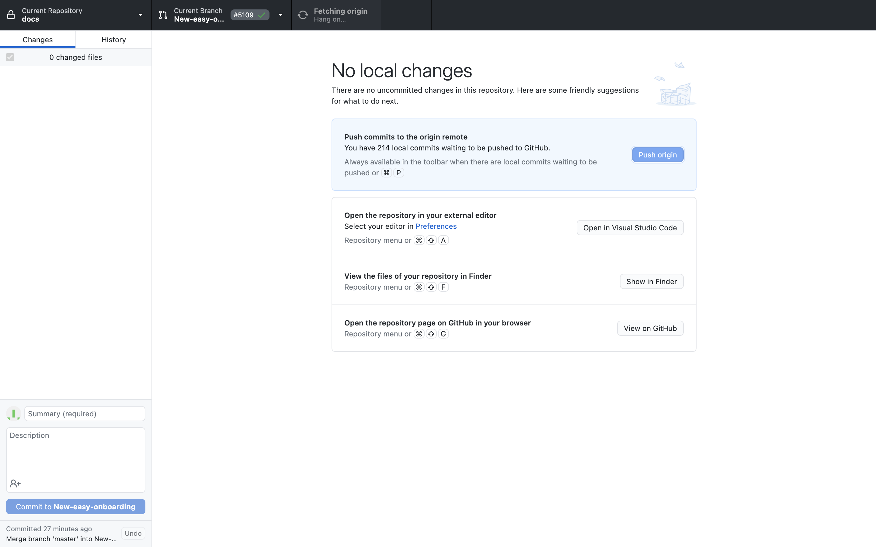 Not Able To Push Commits · Issue 14686 · Desktop Desktop · Github