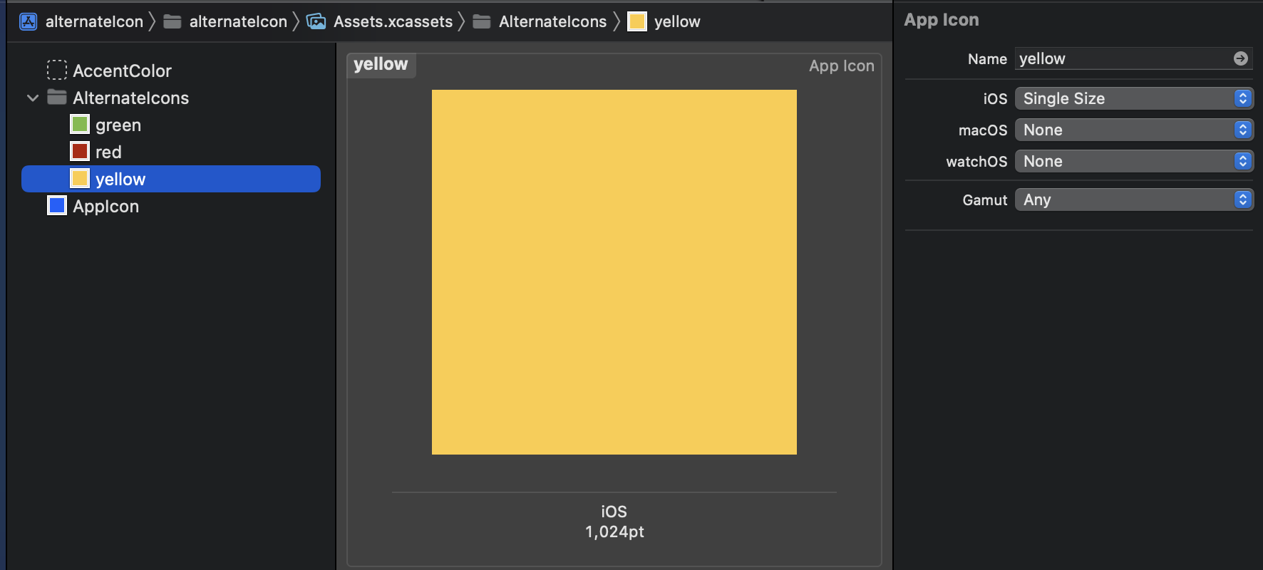 GitHub - juncon/alternateIcon: Alternate App Icon