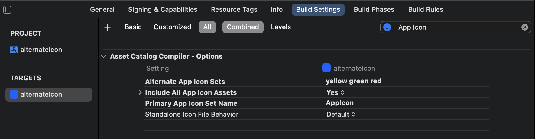 GitHub - juncon/alternateIcon: Alternate App Icon