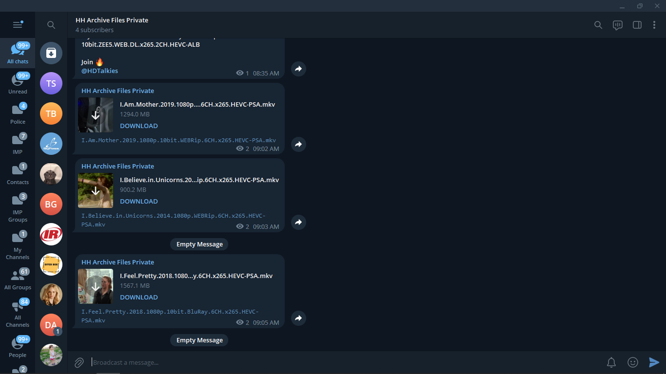 EMPTY MESSAGE while posting Messages in Channel using Bot API · Issue #25615 · telegramdesktop ...