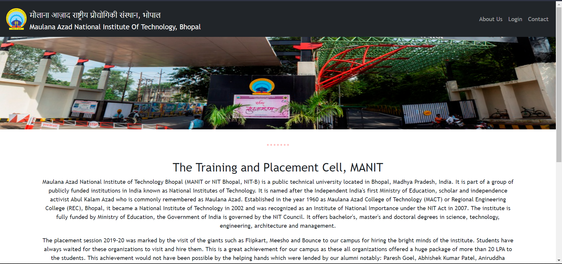 GitHub - jayash25/Training_Placement_Website-MANIT