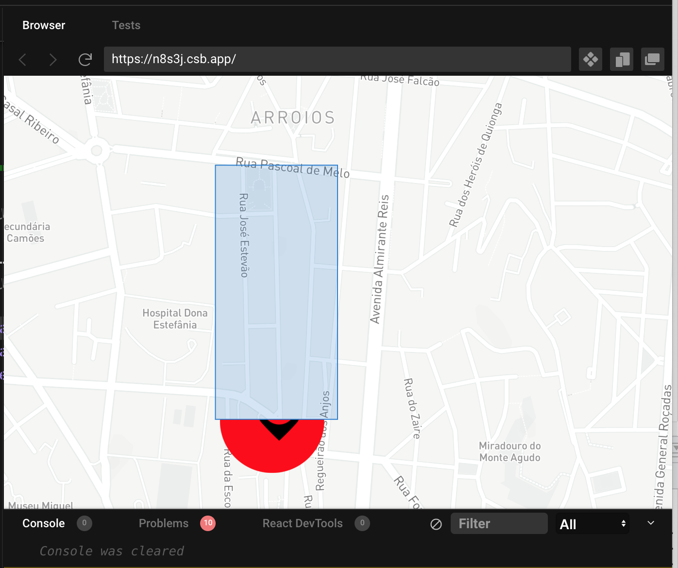 GeoJsonLayer is not rendered properly when using MapboxLayer ...