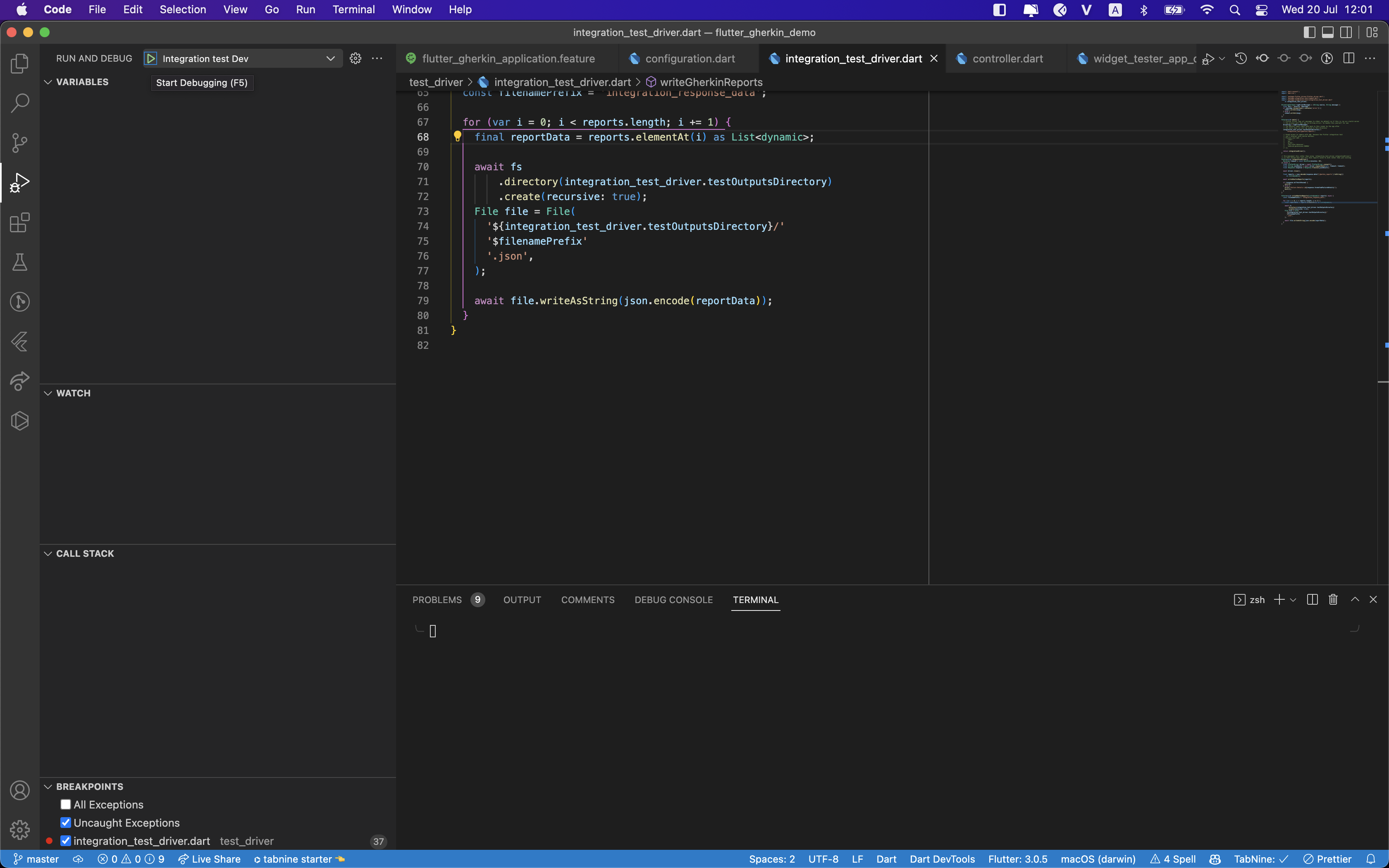 Close the driver after run · Issue #154 · jonsamwell/flutter_gherkin · GitHub
