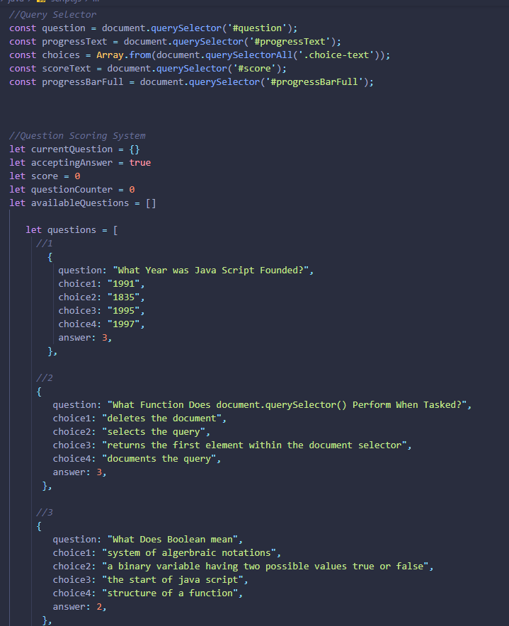 GitHub - nathanroses/javascript-quiz: quiz on java script facts and ...