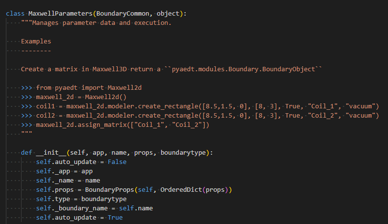 Docstring Is Incomplete For The Class Maxwellparameters · Issue 1540 · Ansys Pyaedt · Github