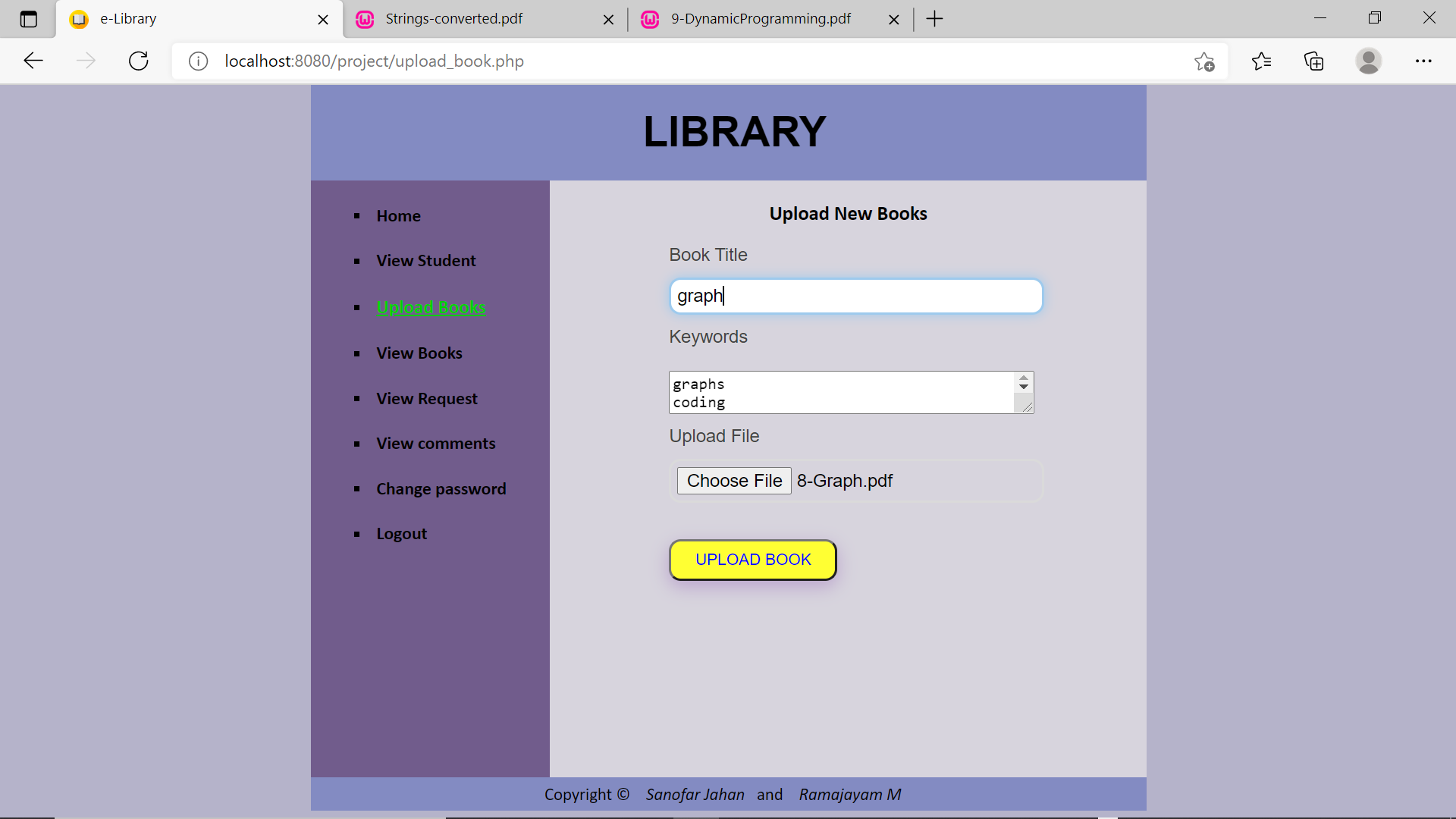 GitHub - SanofarJahan/E-Library-Management-System: This website ...
