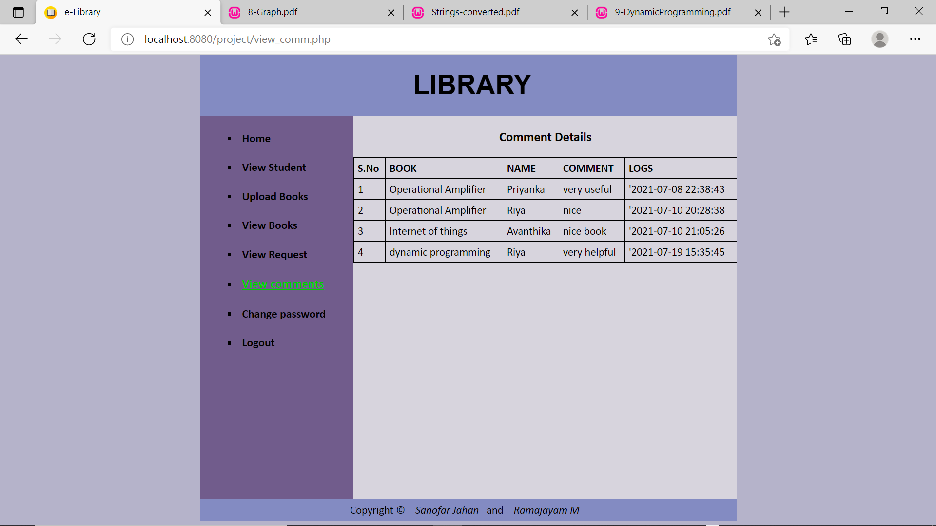 GitHub - SanofarJahan/E-Library-Management-System: This website ...