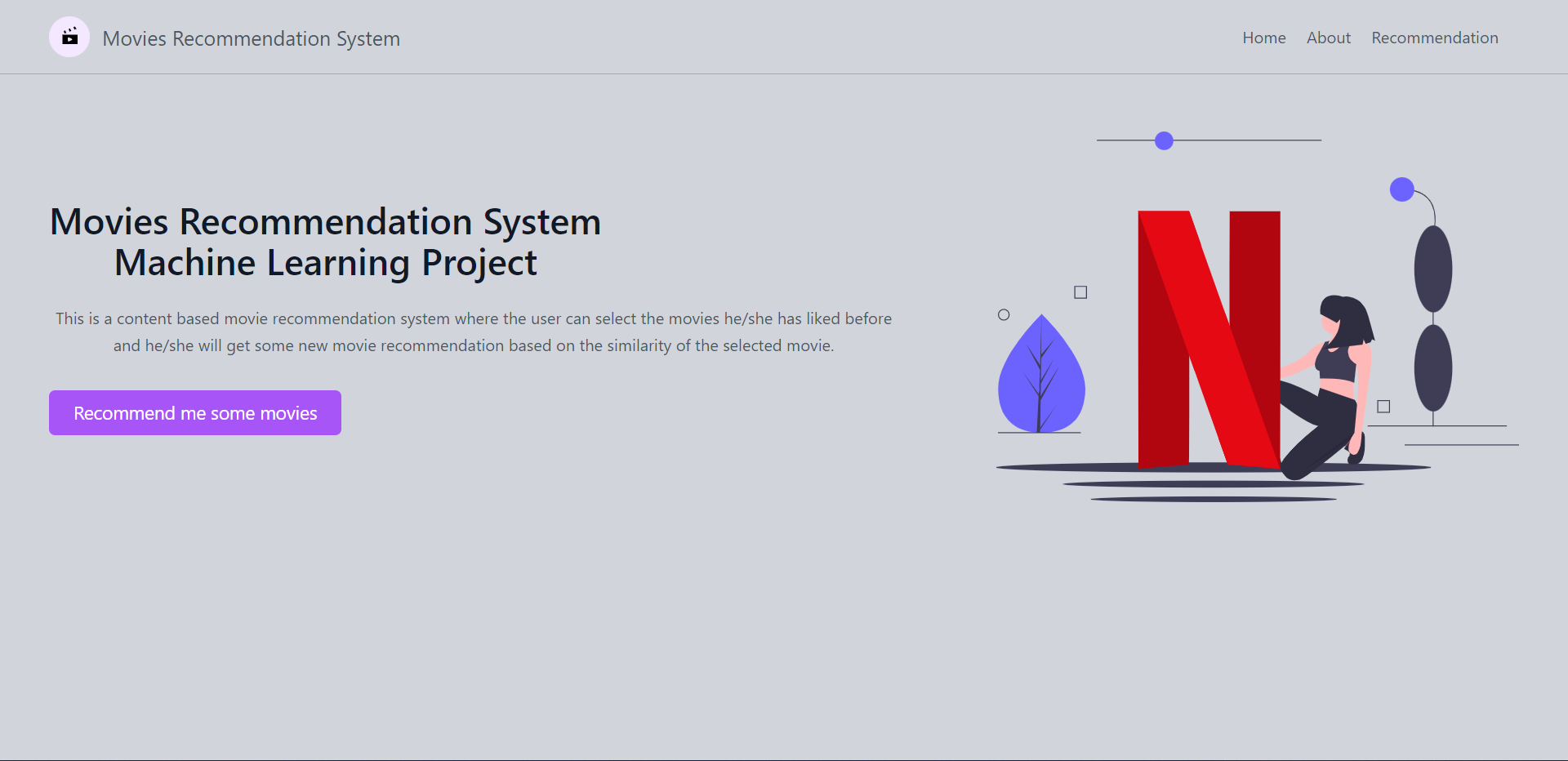 GitHub - Srijan-Rai/Movie-Recommender-System: This is a movie ...