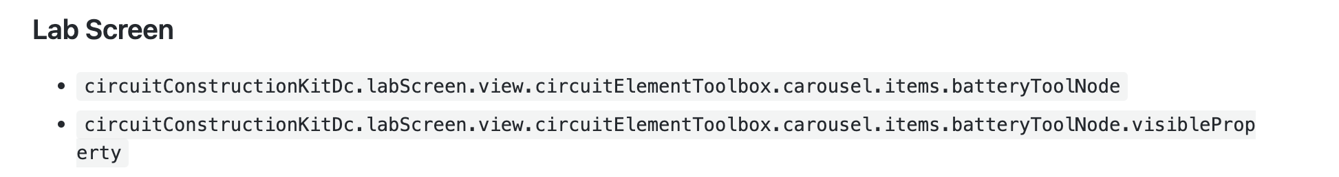 phetioID for battery on lab screen in incorrect in Examples doc · Issue #983 · phetsims/circuit ...