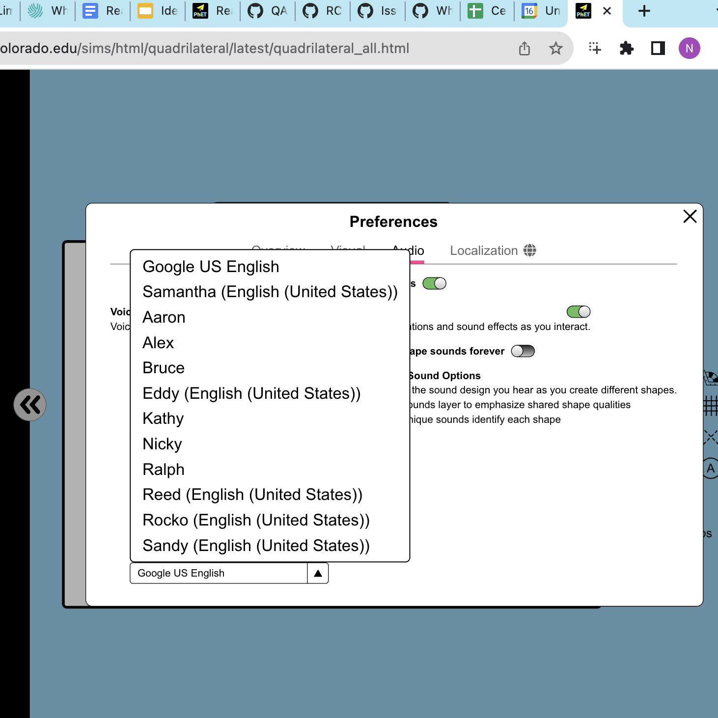 Combo box size in preferences menu doesn't change dynamically · Issue #939 · phetsims/joist · GitHub
