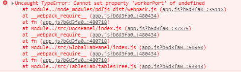 pdfjs.GlobalWorkerOptions undefined in webpack.js file using 'pdfjs-dist/webpack' import · Issue ...