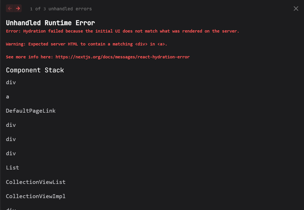 Warning Expected Server Html To Contain A Matching In · Issue 501 · Notionx React Notion X