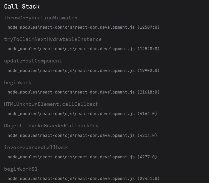 Warning Expected Server Html To Contain A Matching In · Issue 501 · Notionx React Notion X
