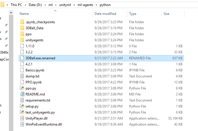Need Some Help With 3dball Example · Issue 52 · Unity Technologiesml Agents · Github 