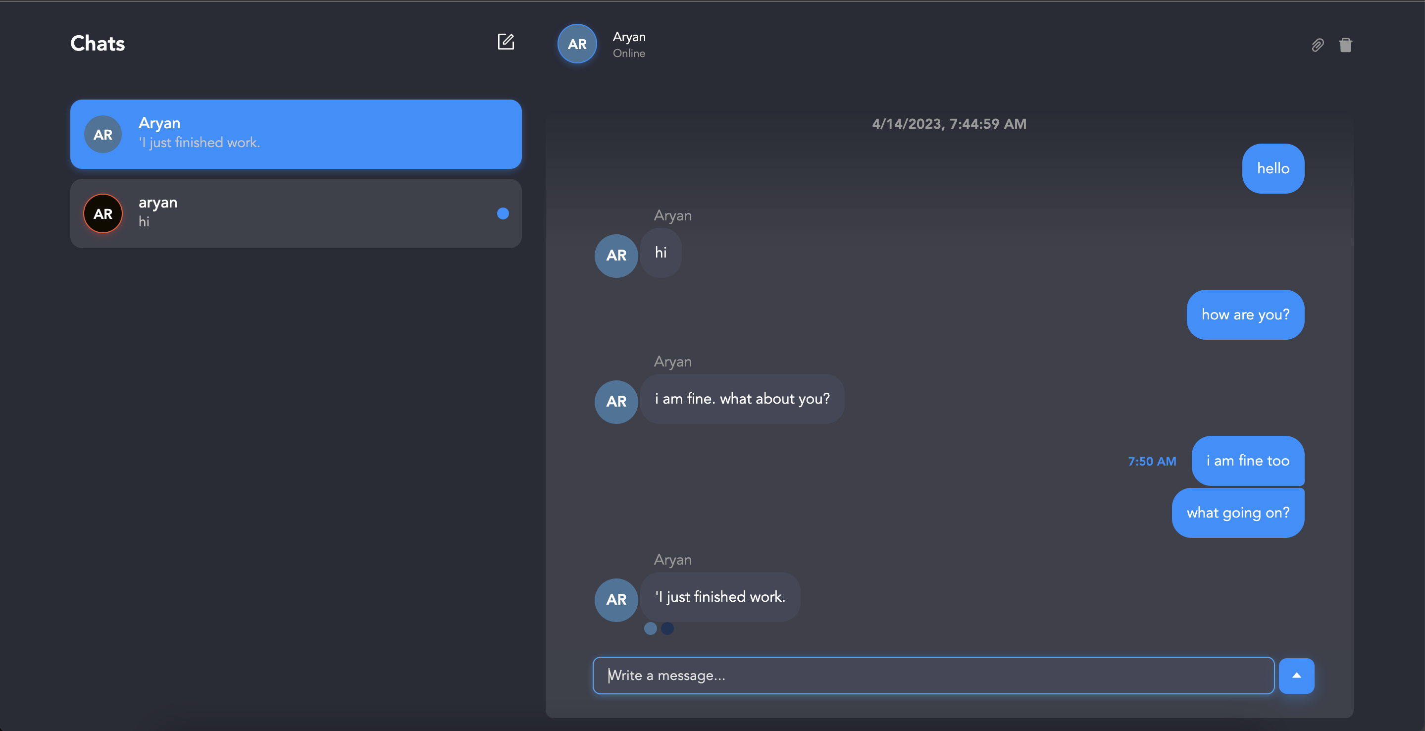 GitHub - k9h7u8/Chat-App: Caht app using node.js and react.js