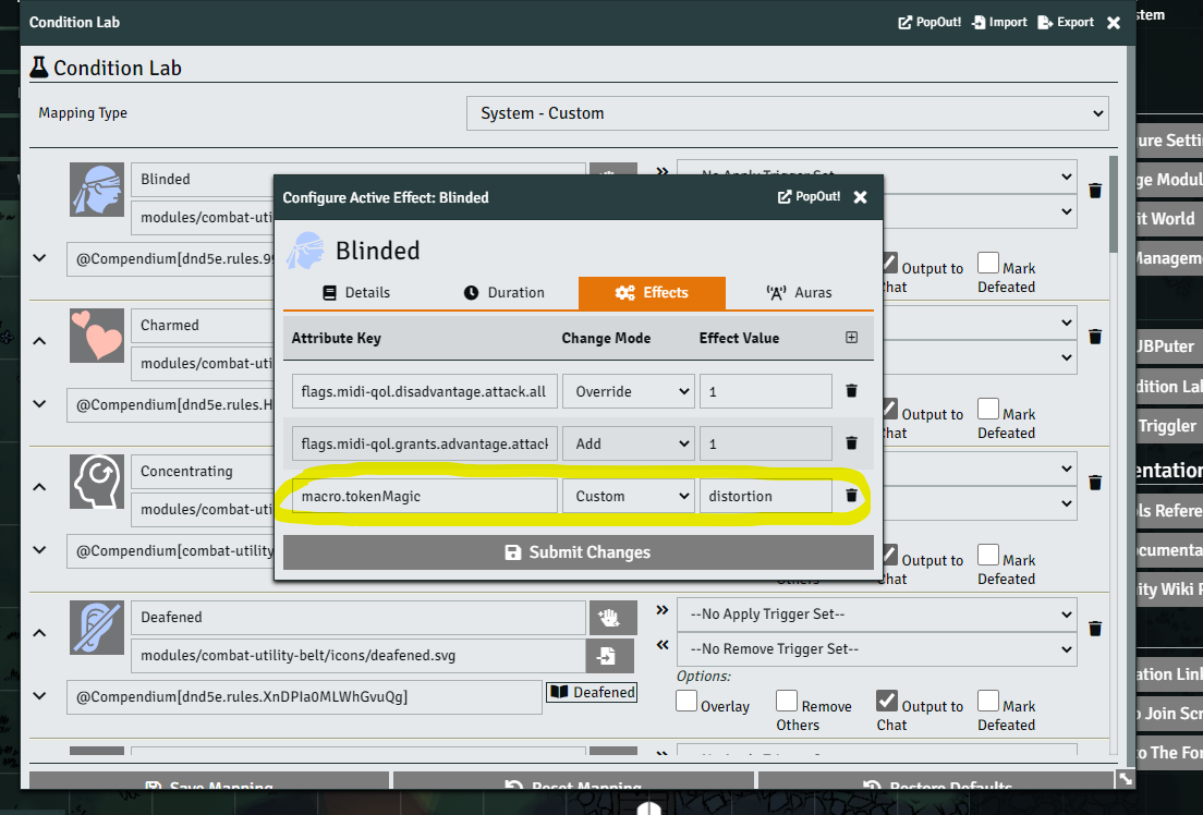 Having trouble implementing Magic Fx to ConditionLab · Issue #147 · Feu-Secret/Tokenmagic · GitHub