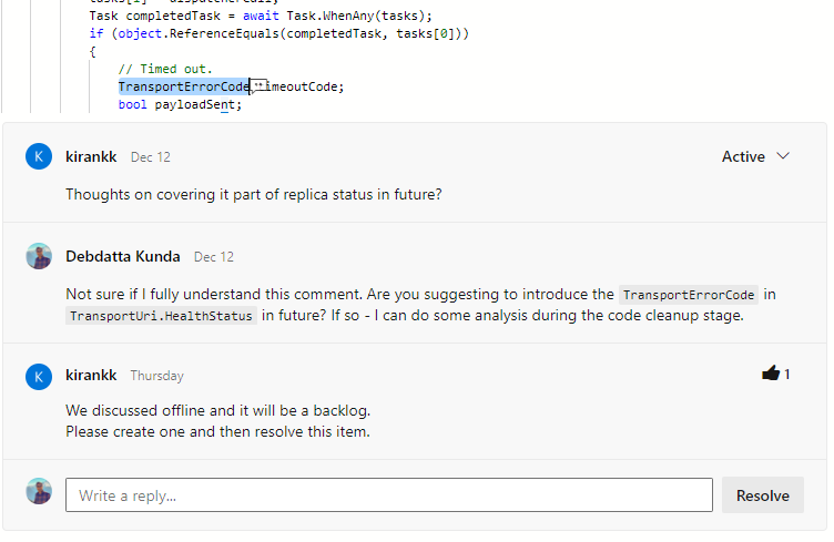 Validate The Possibilities Of Covering Different Transport Error Scenarios As A Part Of Replica