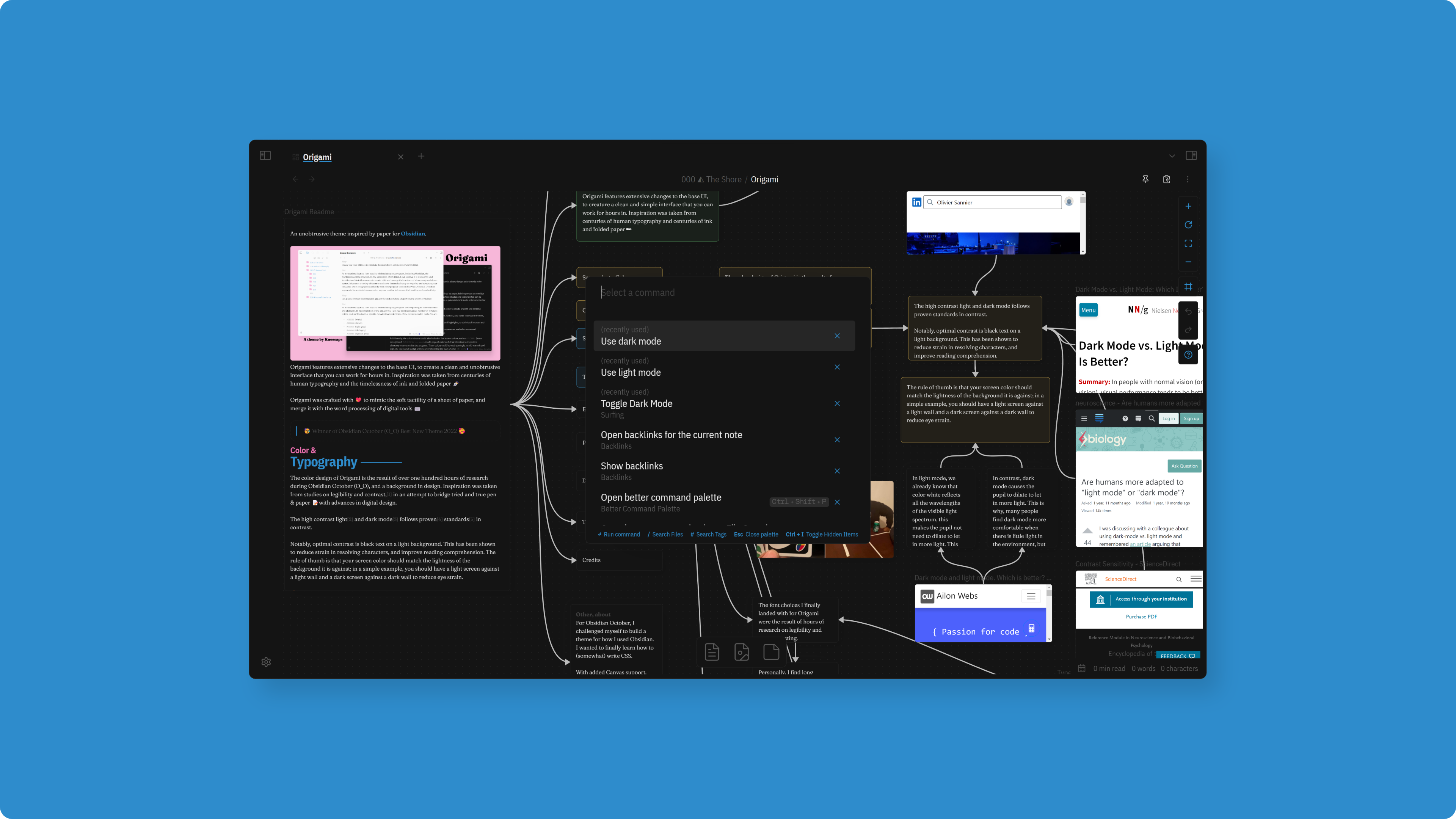 GitHub - 7368697661/Origami: A theme for Obsidian, inspired by paper ...