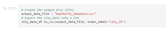 GitHub - tonjakae/World_Weather_Analysis: Retrieve Weather Data, custom ...