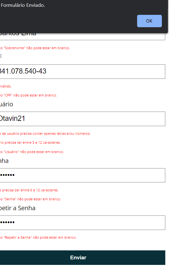 GitHub - LuizGusta21/formularioCadastro