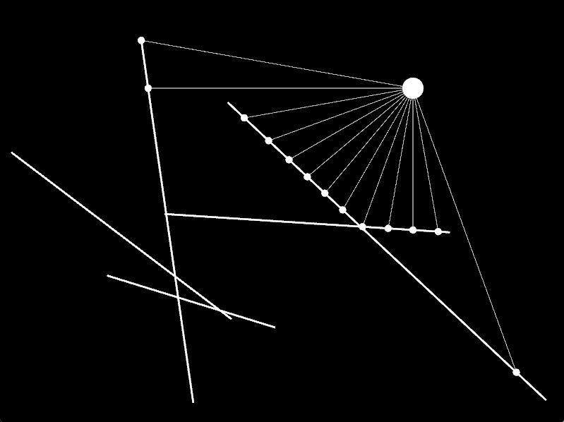 GitHub - demartart/2d-raycaster: A small 2D Raycasting demo made as an evening project.