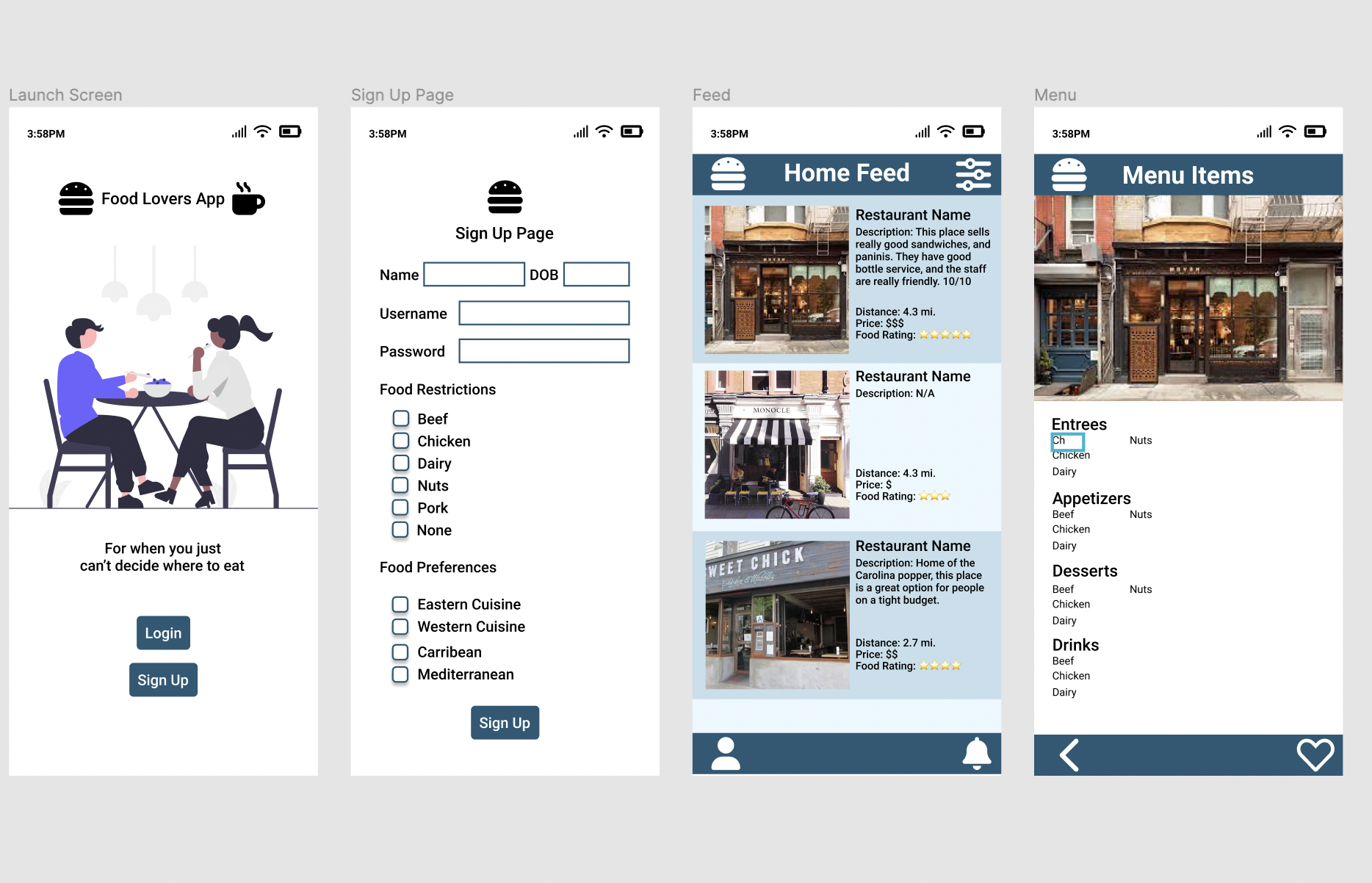 GitHub - Food-Lover-Finder/Food-Radar-App