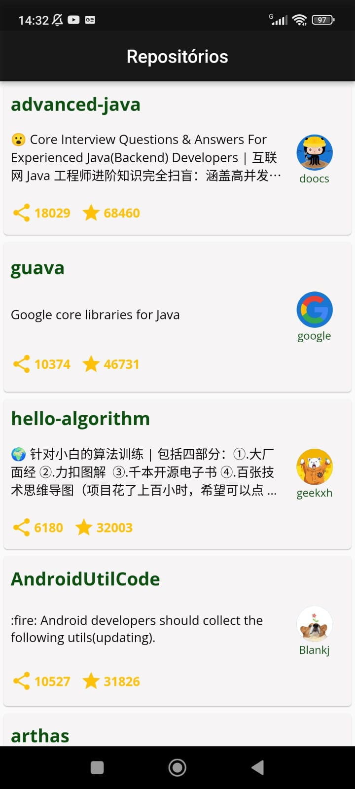 GitHub - fabioyura/desafio-github