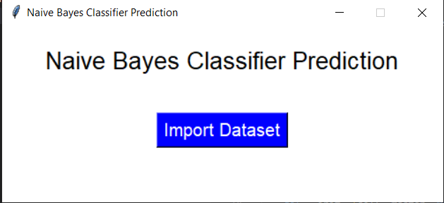 Github Ifs20004 Itdel Naive Bayes Classifier Prediction Simple Gui App That Calculate Predict