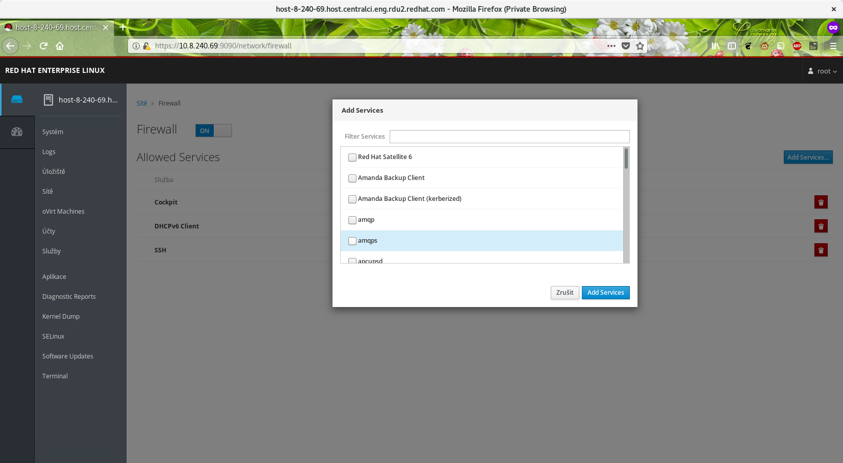 firewalld: firewalld page is in inconsistent page if enable firewall inside firewall tab · Issue ...