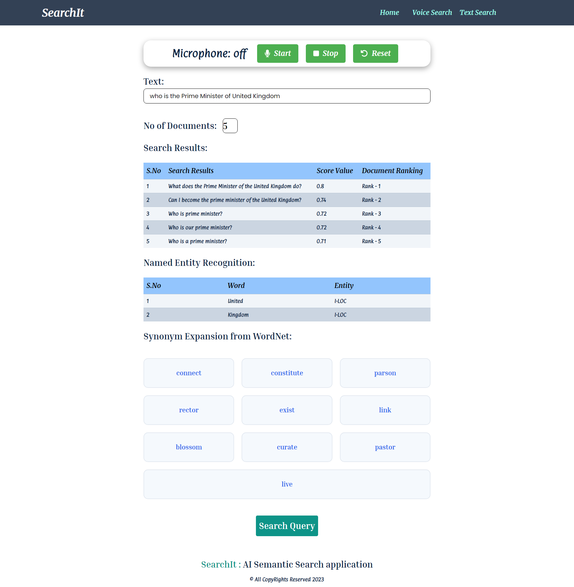GitHub - Santhosh2231/AI-Semantic-Search-Engine: SearchIt: AI semantic search engine is a data ...