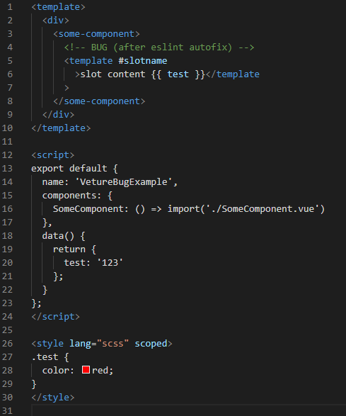 script/style code is white · Issue #1690 · vuejs/vetur · GitHub